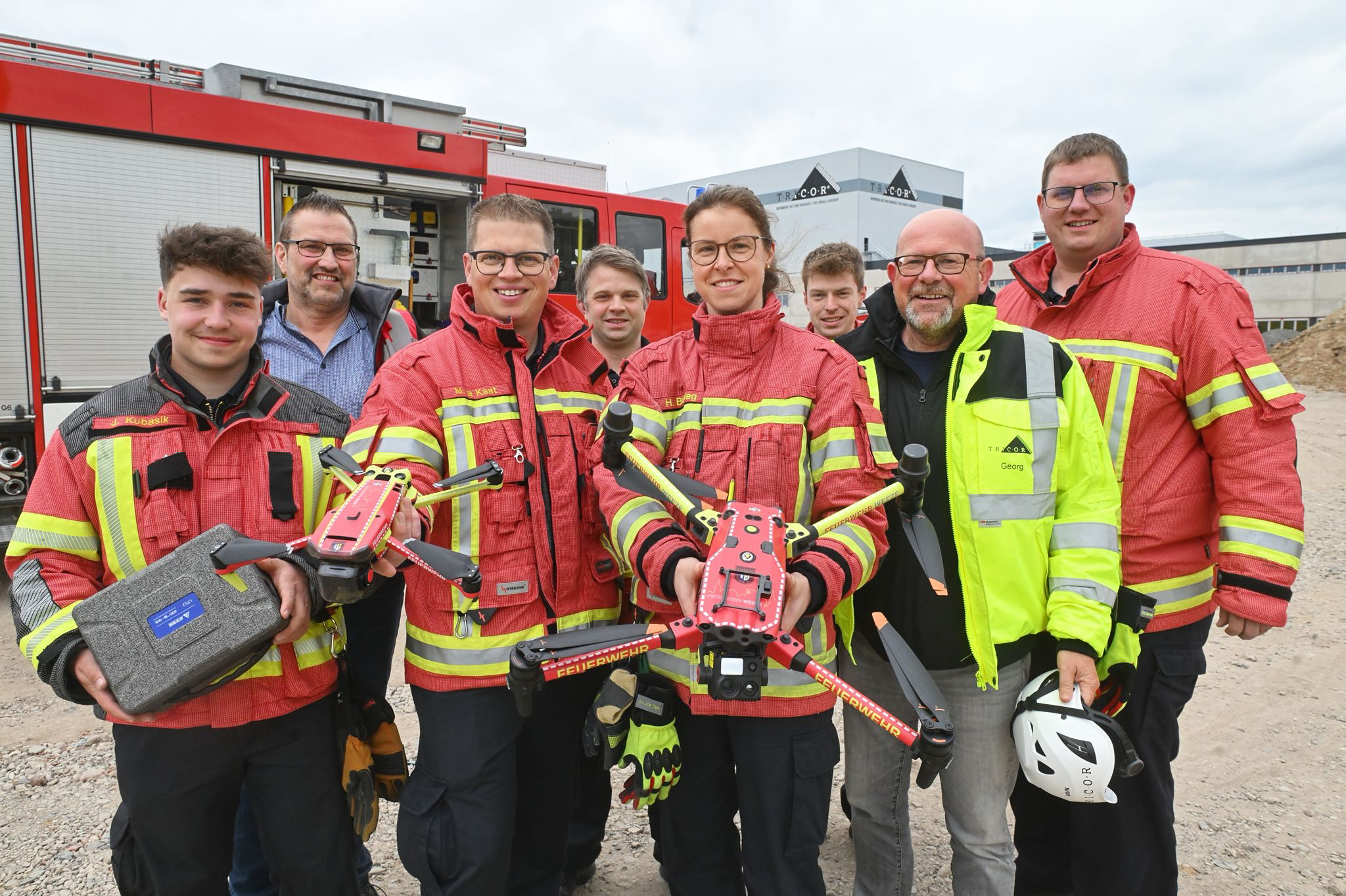 Betriebsbesichtigung bei TRICOR - Feuerwehr Weeze
